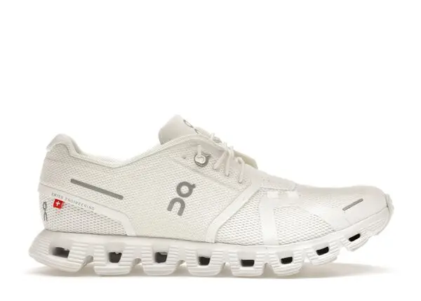 On Running Cloud 5 Undyed - White/gum