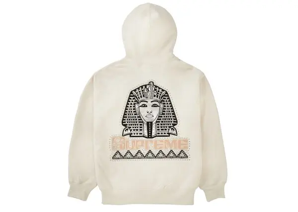 Supreme Studded Hooded Sweatshirt - Natural