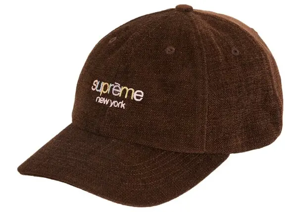Supreme Chenille 6-panel Cap - Brown