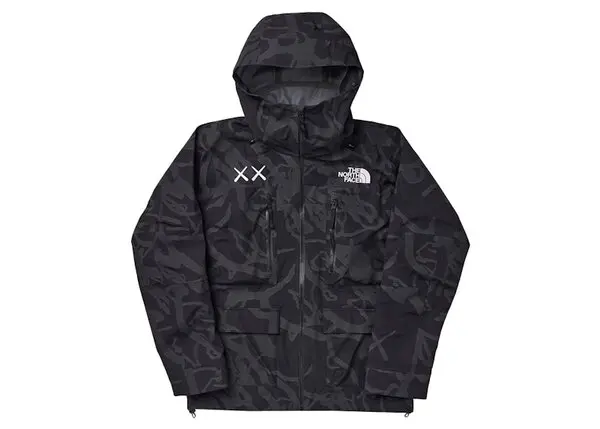 KAWS X The North Face Freeride Jacket - Tnf Black Dragline Print