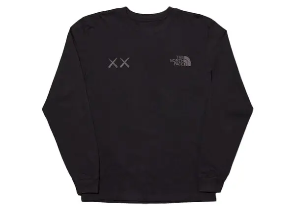 KAWS X The North Face Long Sleeve T-shirt - Black