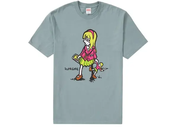Supreme Suzie Switchblade Tee Shirt - Dark Sage