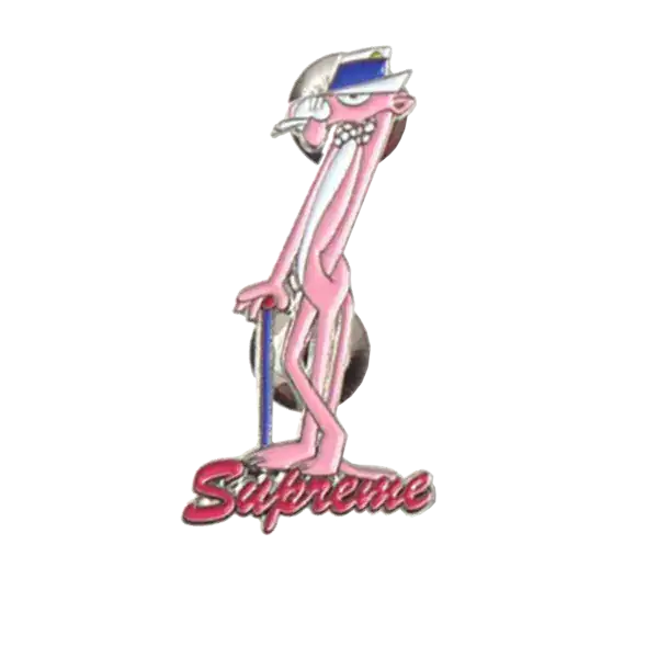Supreme Pink Panther Pin - Silver | Editorialist