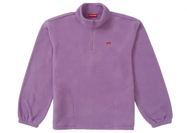 Supreme Polartec Half Zip Pullover - Light Purple | Editorialist
