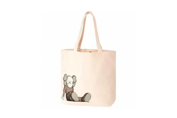 KAWS X Uniqlo Holiday Tote Bag