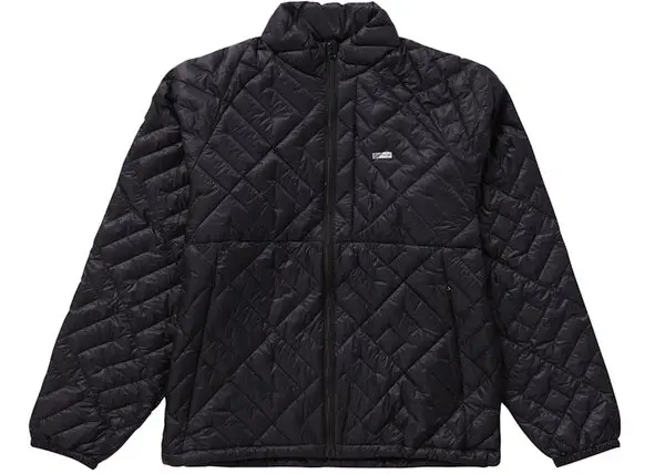 Supreme Quilted Lightweight Down Jacket - Black | Editorialist