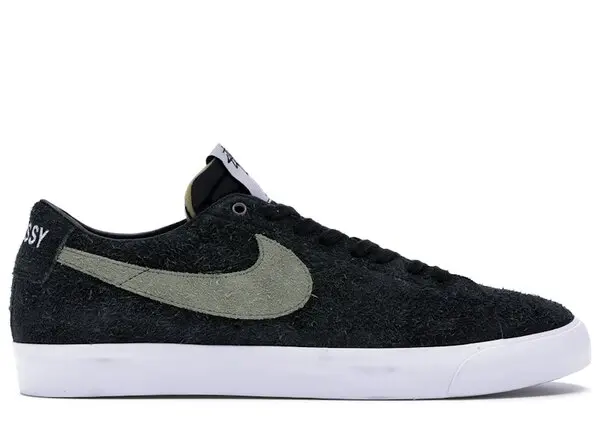 Nike Zoom Blazer Low Stussy Sneakers - Black/palm Green