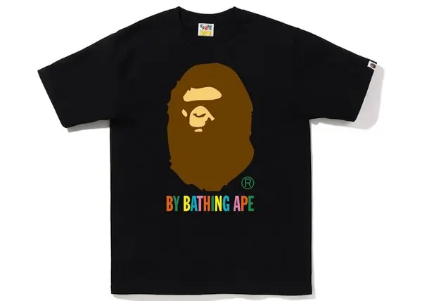 BAPE Colors Bathing Ape Tee Shirt - Black