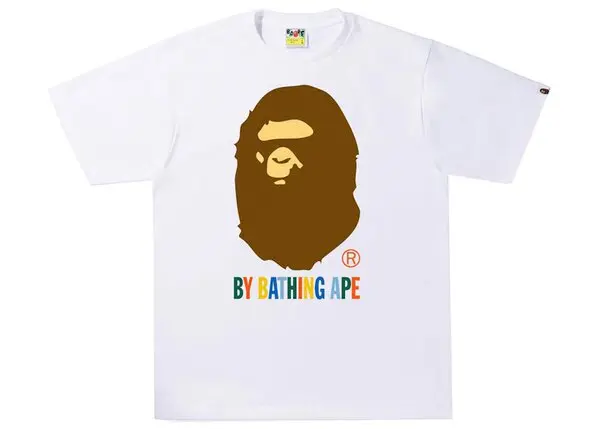 BAPE Colors Bathing Ape Tee Shirt - White