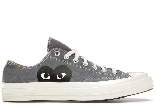 CONVERSE Chuck Taylor All Star 70 Ox Comme Des Garcons Play Sneakers - Steel Gray/egret/black