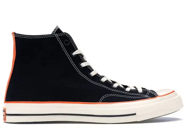 CONVERSE Chuck Taylor All Star 70 Hi Vince Staples - Black/vibrant Orange/egret