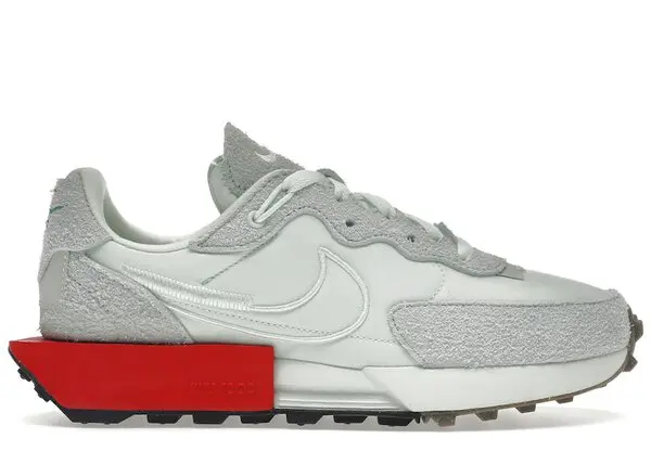 Nike Fontanka Waffle Sneakers - Barely Green/university Red