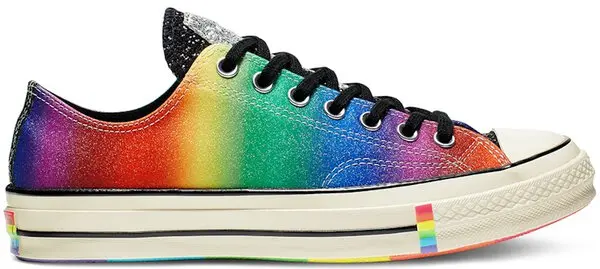 CONVERSE Chuck Taylor All Star 70 Ox Pride Sneakers - Black/egret