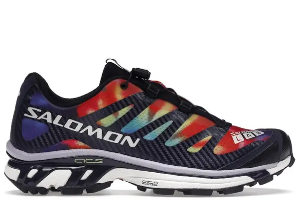 SALOMON Xt-4 Advanced Tie-dye Sneakers - Evening Blue/ Nimbus Cloud/lavender