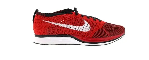 Nike Flyknit Racer Sneakers - University Red/white/black