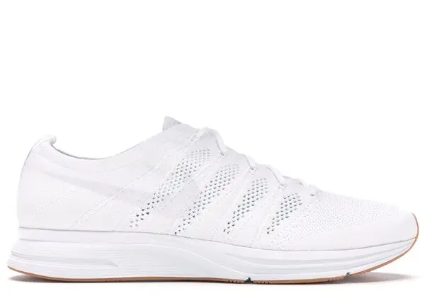 Nike Flyknit Trainer Sneakers - White/gum Light Brown