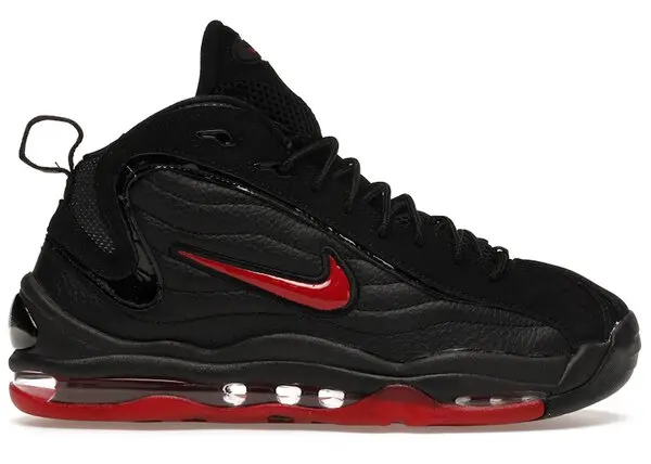 Nike Total Max Uptempo Bred Sneakers - Black/varsity Red
