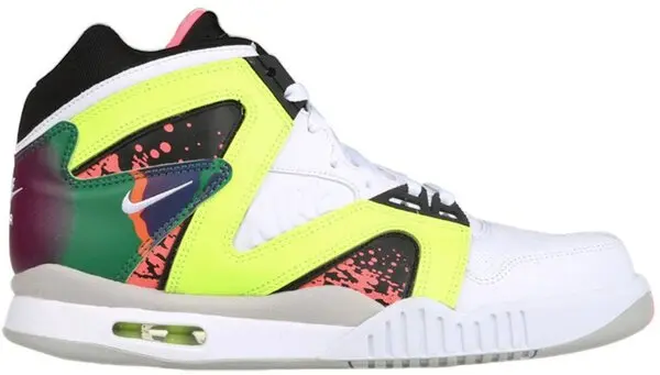 Nike Air Tech Challenge Hybrid Sneakers - White/volt