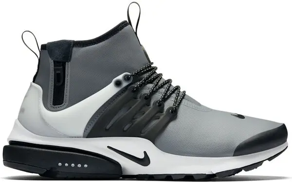 Nike Air Presto Mid Utility Sneakers - Cool Grey/black/white
