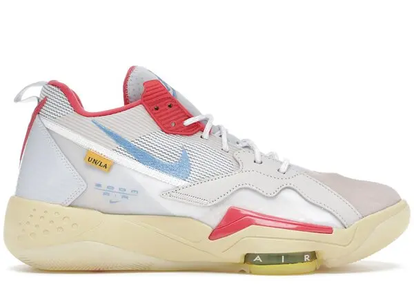 JORDAN Zoom 92 Union Sneakers - Guava Ice/light Bone/brigade Blue