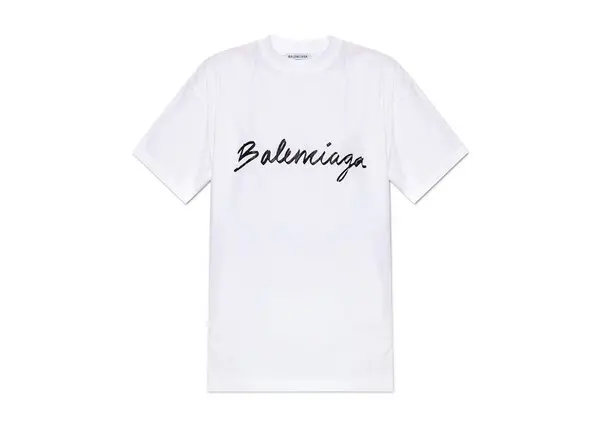 Balenciaga Script Logo T-shirt