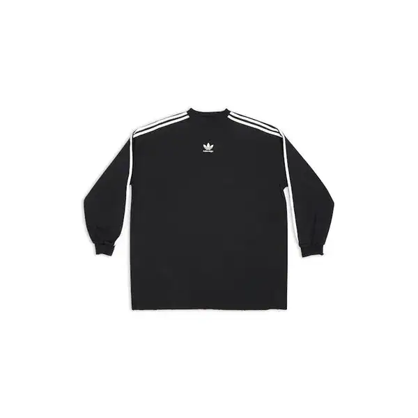 Balenciaga X Adidas Long Sleeve T-Shirt - Black | Editorialist