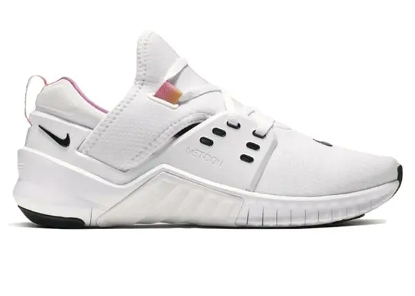 Nike Free Metcon 2 Athletic Sneakers - White/laser Fuchsia/black