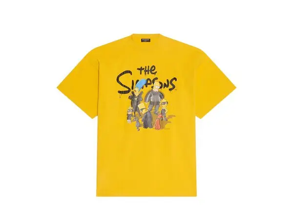 Balenciaga X The Simpsons Oversized T-shirt - Yellow