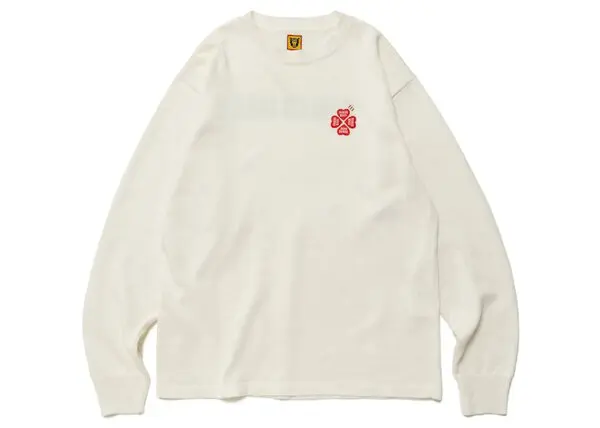 HUMAN MADE Linen Blend Knit Sweater - White