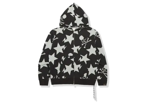 BAPE X Mastermind 11th Anniversary Sta Pattern Relaxed Full Zip Hoodie