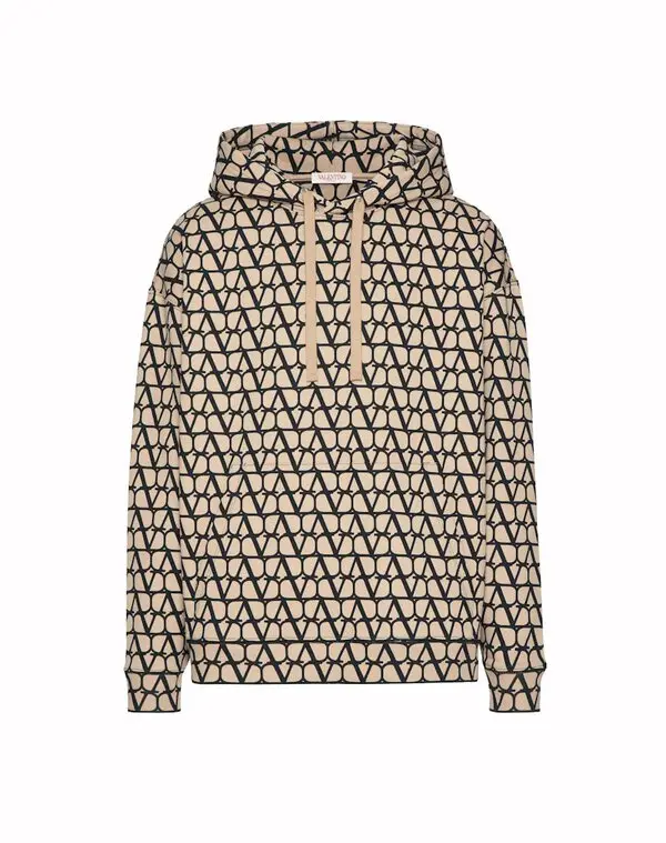 Valentino Garavani Allover Logo Hoodie