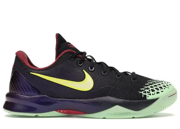 Nike Kobe Venomenon 4 Glowinthedark Sneakers - Black/lemon Chiffon/court Purple