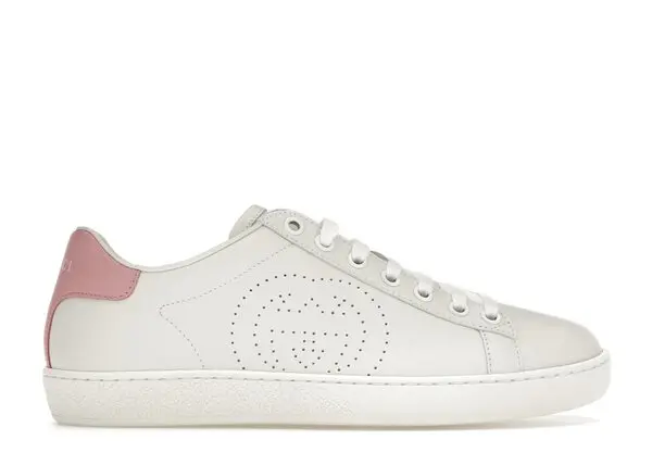 Gucci Ace Interlocking G Sneakers - White/pink