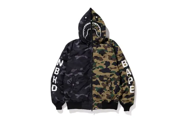 BAPE X Neighborhood Down Shark Jacket