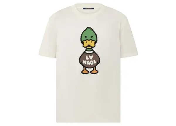 LOUIS VUITTON X Nigo Intarsia Jacquard Duck Shortsleeved Crewneck