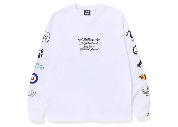 BAPE X Neighborhood Long Sleeve Tee Shirt