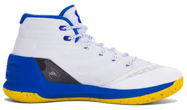 Under Armour Ua Curry 3 High-top Sneakers - White/ultra Blue