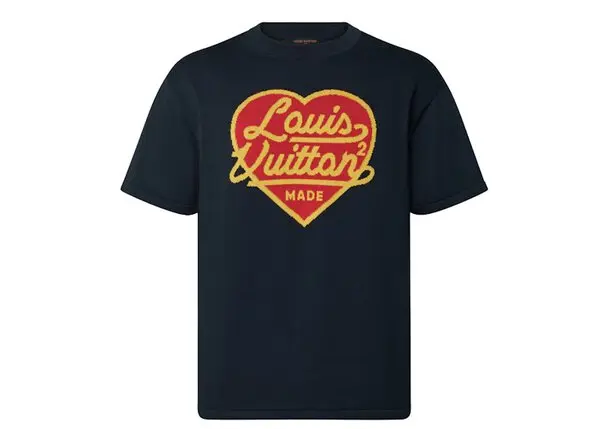 LOUIS VUITTON X Nigo Intarsia Jacquard Heart Crewneck Sweatshirt