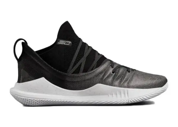 Under Armour Curry 5 Sneakers - Black/white/silver