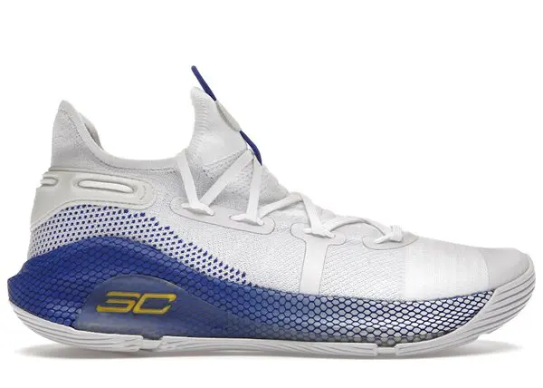 Under Armour Curry 6 Dub Nation Sneakers - White/royal