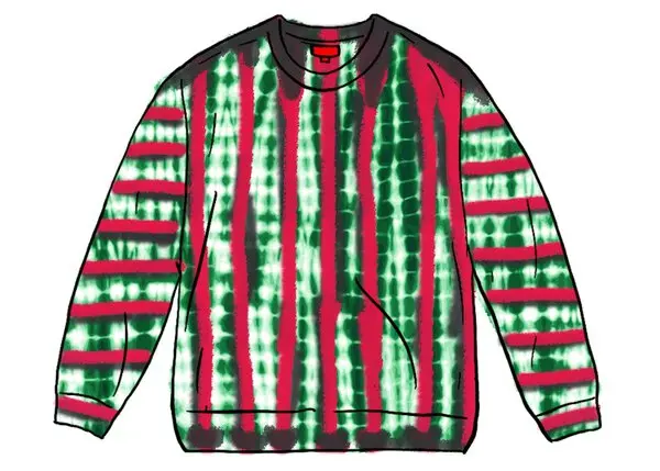 Supreme Dyed Bear Long Sleeve Top - White