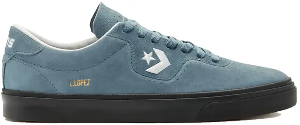 CONVERSE Louie Lopez Pro Mono Classic Suede Sneakers - Lakeside Blue/white/black