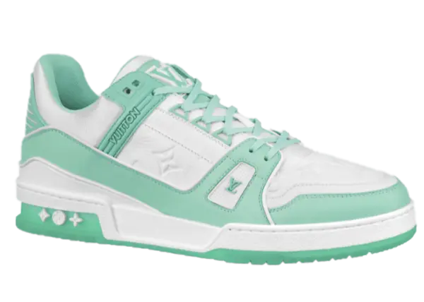 LOUIS VUITTON Trainer Sneakers - Green/white