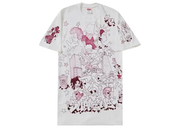 Supreme Downtown Tee Shirt - White