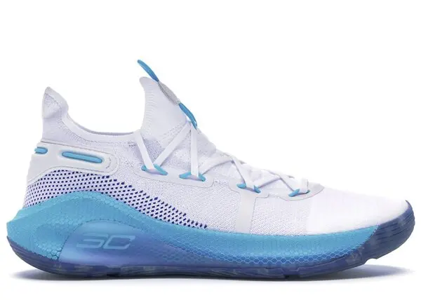 Under Armour Curry 6 Sneakers - White/royal