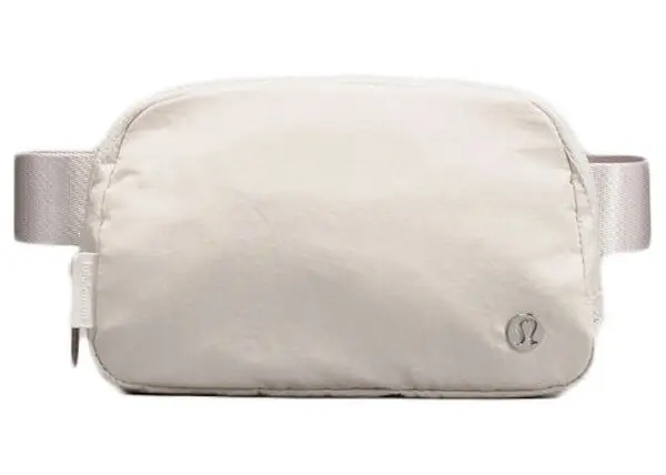 Lululemon Everywhere Belt Bag With Silver Hardware - White Opal