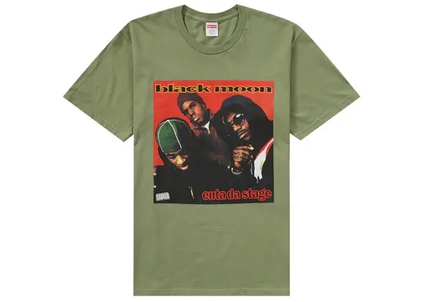 Supreme Enta Da Stage Tee Shirt - Light Olive