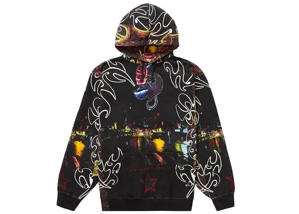 Supreme East Broadway Hooded Sweatshirt - Night