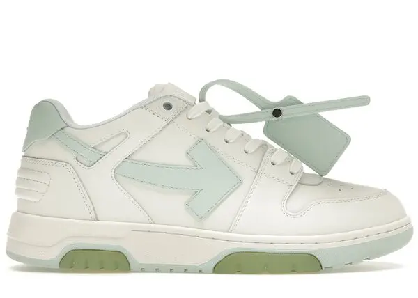 Off-White Out Of Office Low-top Sneakers - White/mint Green