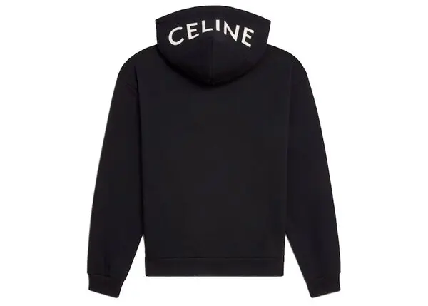 Celine Loose Cotton Fleece Sweatshirt